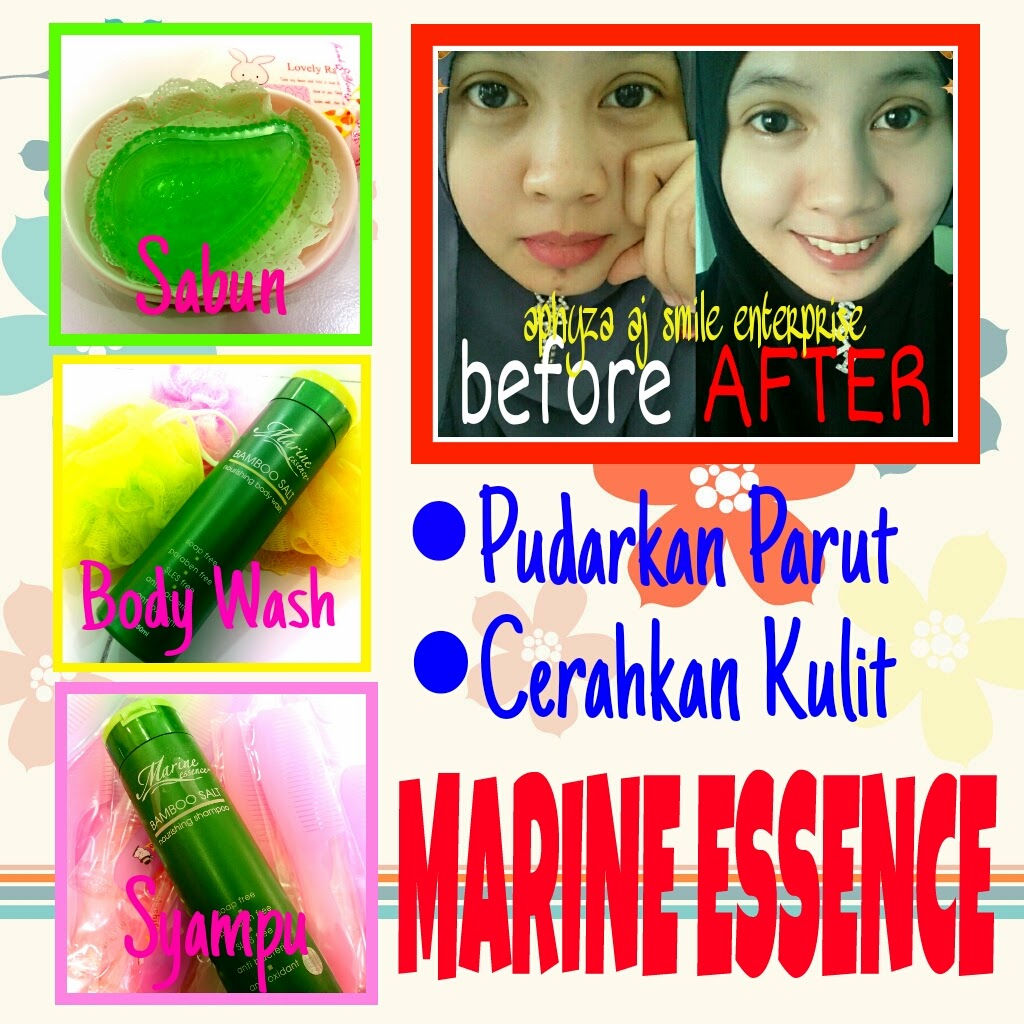 Cerah Cantik Berseri: JAUHKAN RASA SENTAP DGN SABUN PENCERAH MARINE ESSENCE