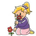 Dibujo de oler flor - Imagui