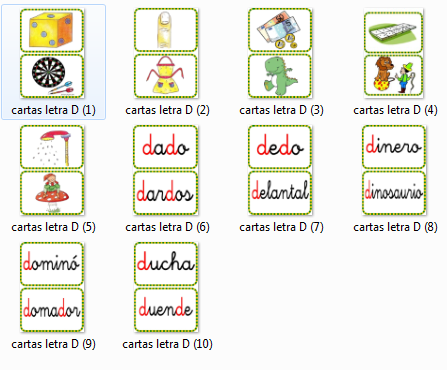 Palabras con d - Imagui