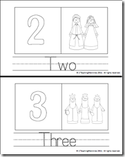 Nativity Color Book and Counting Book