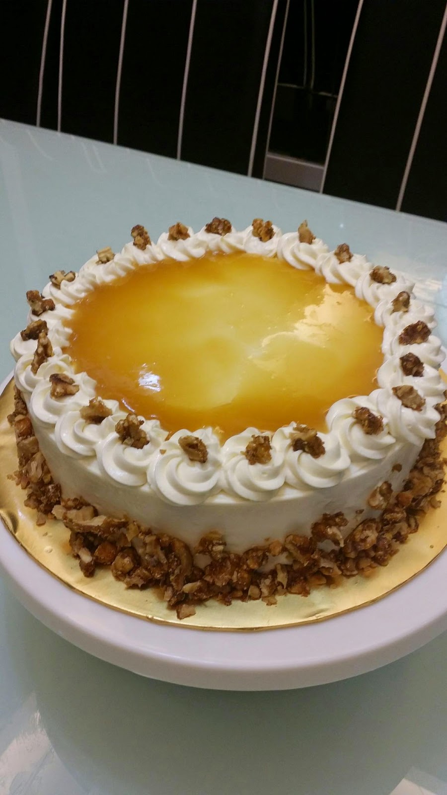 Zielicious Homemade Cakes: Kek Walnut Butterscotch