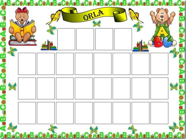 Orlas para poner fotos del colegio - Blog de imágenes