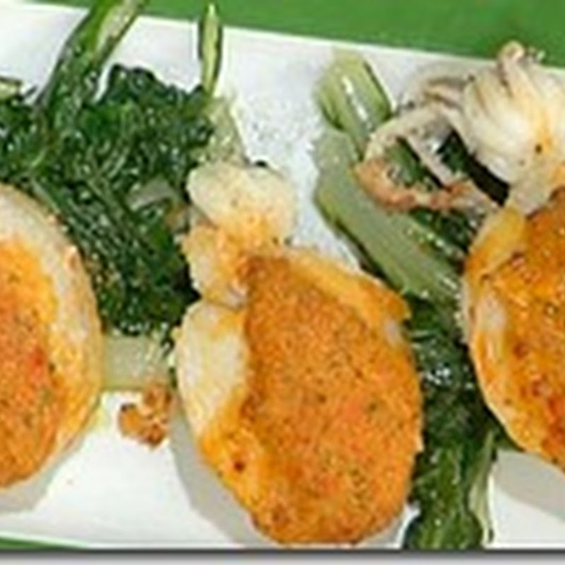 Seppioline ripiene alla siciliana con bieta all’agro