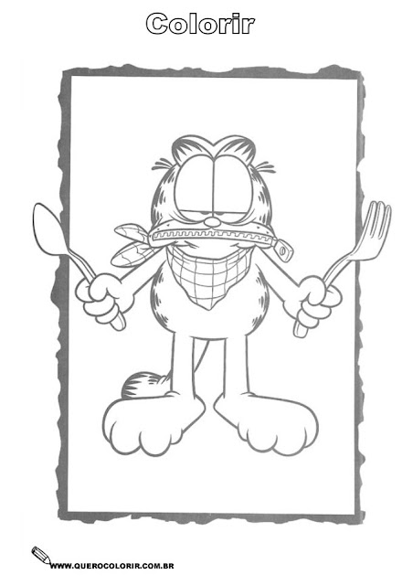 GARFIELD COLORING PAGES