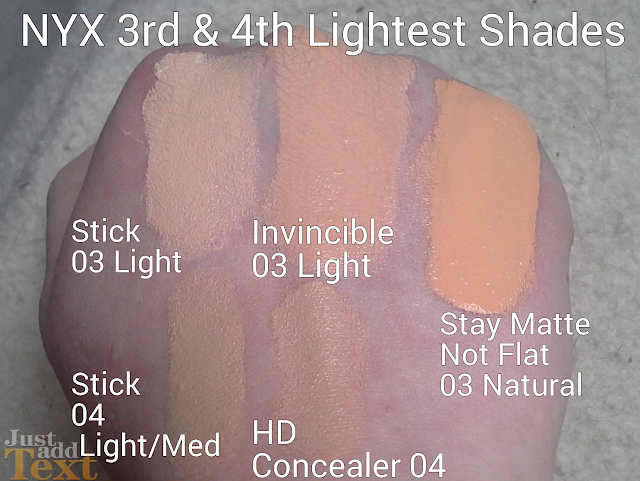NYX Invincible Fullest Coverage Foundation Review & Swatches of Shades