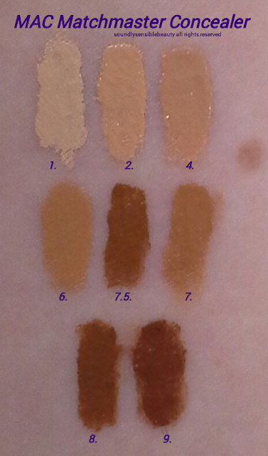 MAC Matchmaster Concealer Stick; Review & Swatches of Shades