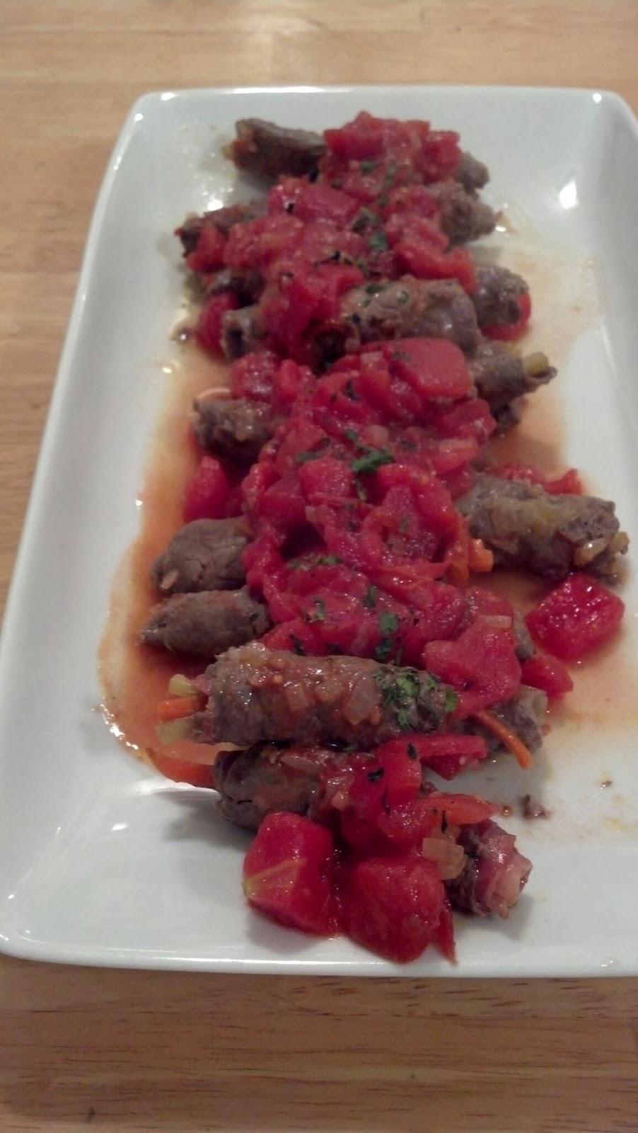 "So what are you making for dinner?": Beef Rolls Roman-Style