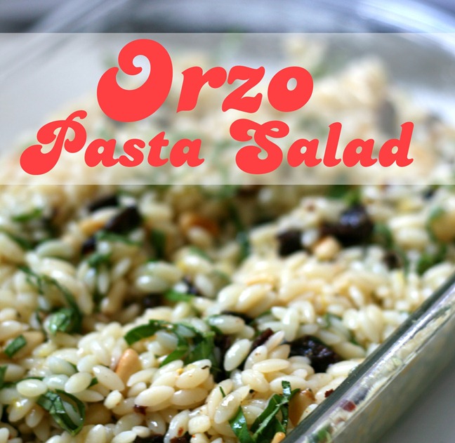 Orzo Pasta Salad So Wonderful So Marvelous