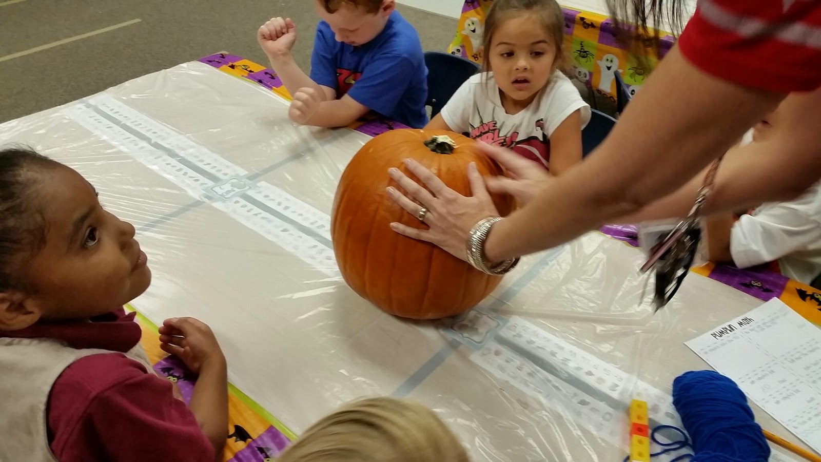 Mrs. Bland's Kindergarten: Pumpkin Carving activity