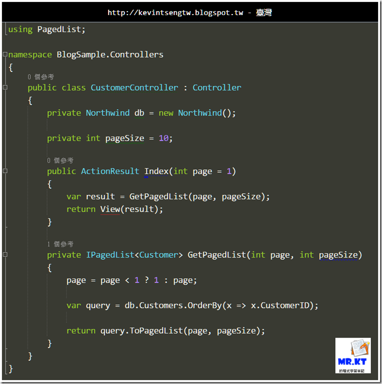 Mrkt 的程式學習筆記 Asp Mvc 5 Entity Framework 6 Miniprofiler 3