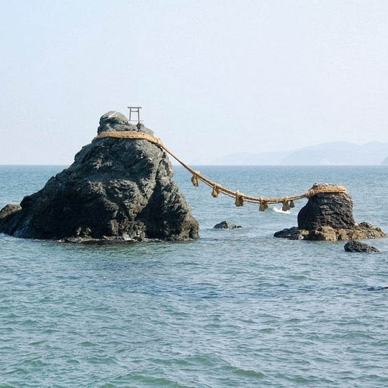 Meoto Iwa, the Wedded Rocks | Amusing Planet