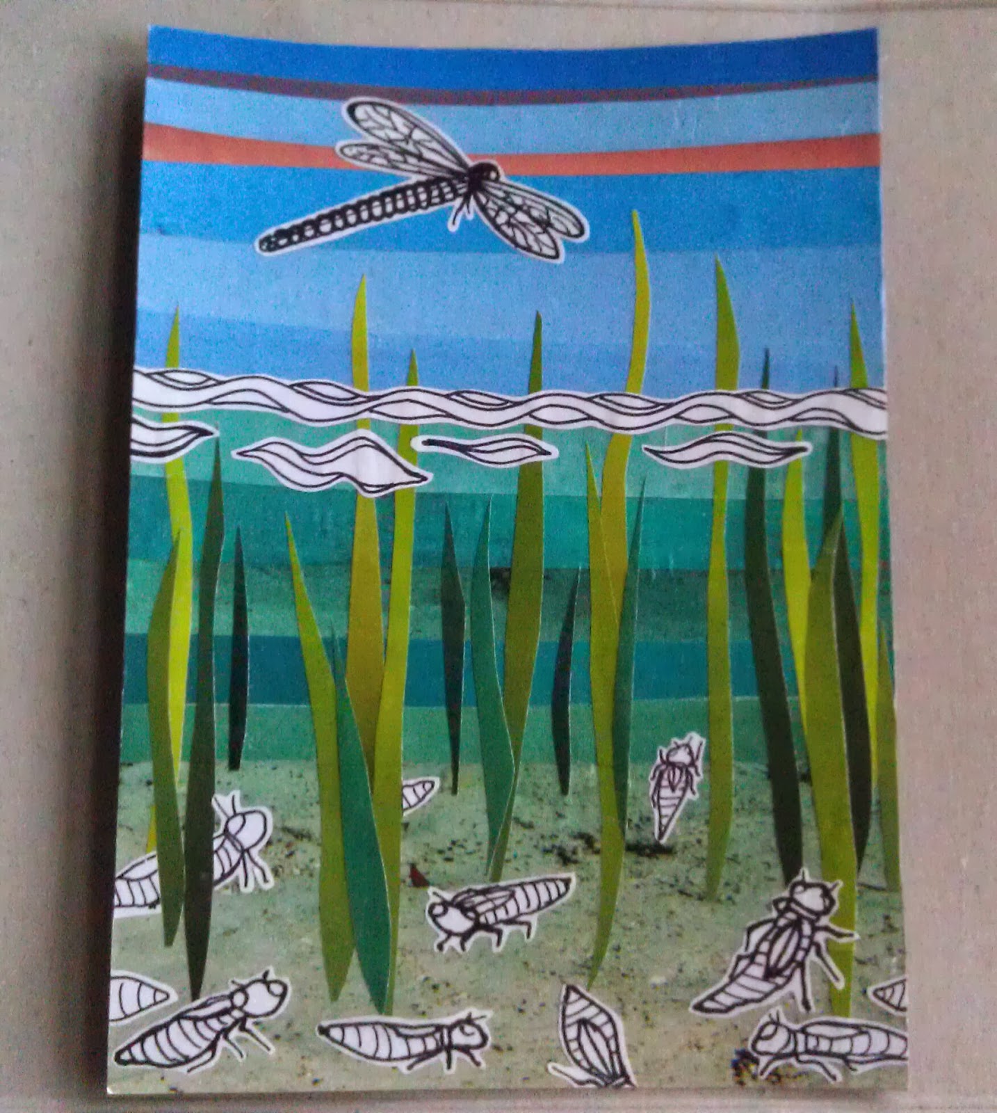 Life is a Painting: Waterbugs and Dragonflies