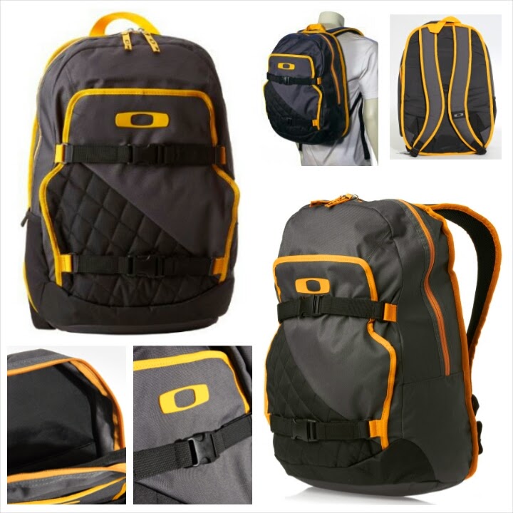 OAKLEY STREETMAN PACK 2.0 BACKPACK (COLOUR : GREY / ORANGE) - SHANTEK ...