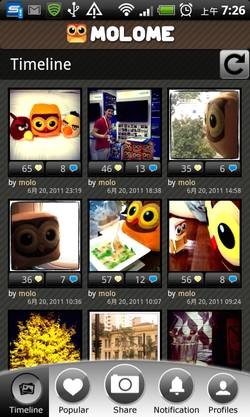 MOLOME 拍照分享、濾鏡遊戲，Android上介面最精美相機軟體