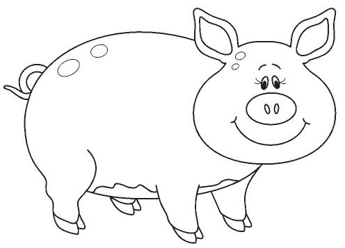 Dibujo de marranos - Imagui