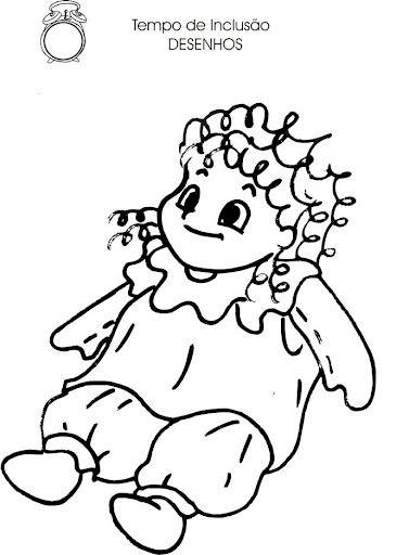 Muñecas de trapo para pintar y colorear - Imagui