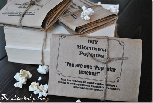 You are one “pop” ular teacher-DIY Microwave popcorn | Miss Jenny's ...