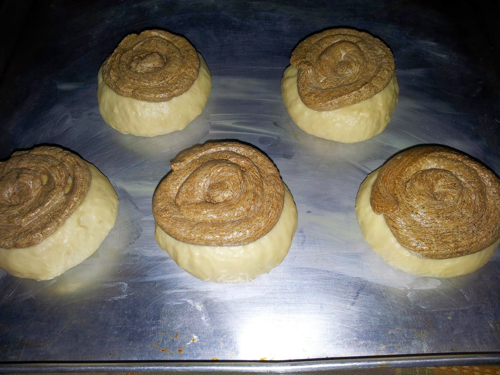 ZULFAZA LOVES COOKING: Mexican bun aka roti boy aka papa roti aka roti kopi