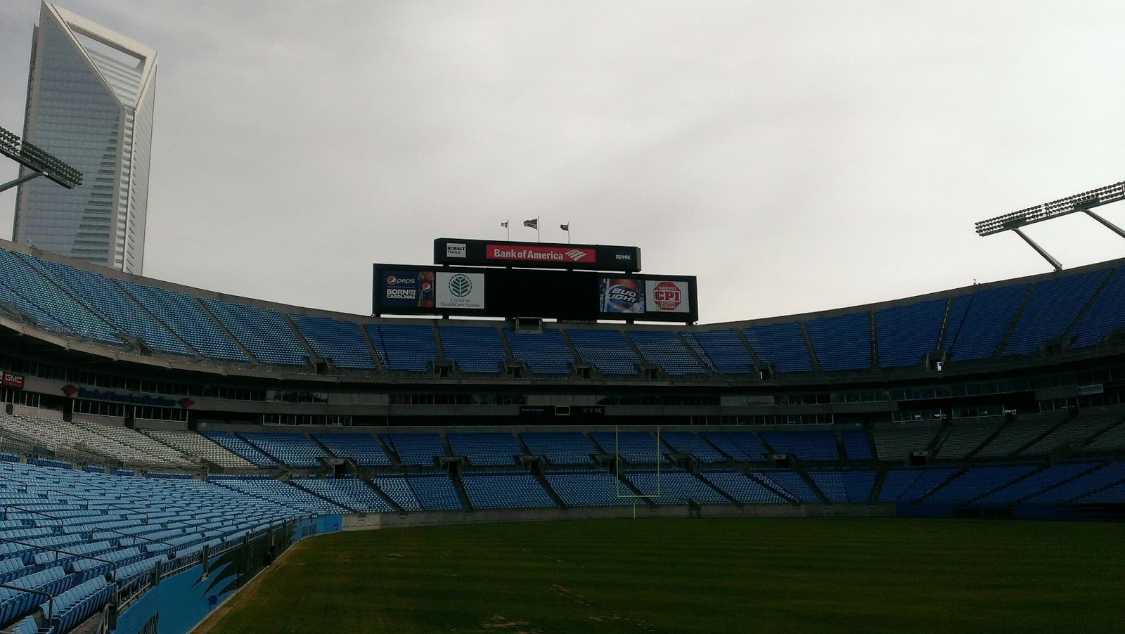 Bank of America Stadium - Home of the Carolina Panthers - Travel Light