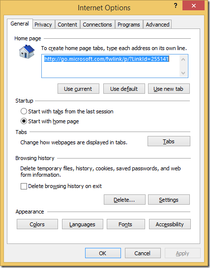 Internet Explorer and no access to Security tab - Mindcore Techblog