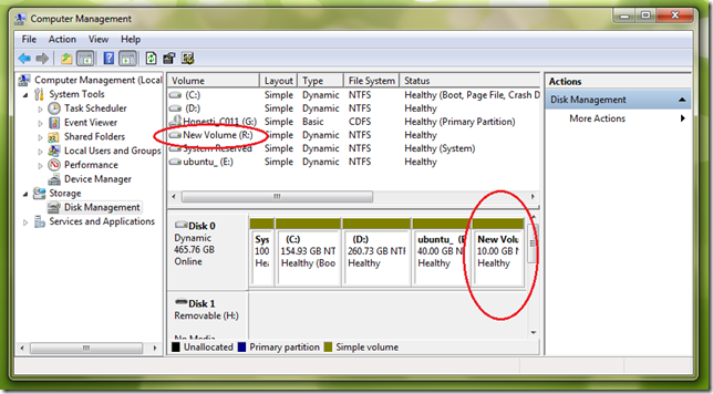 Tech: How to create New Disk Partition without format