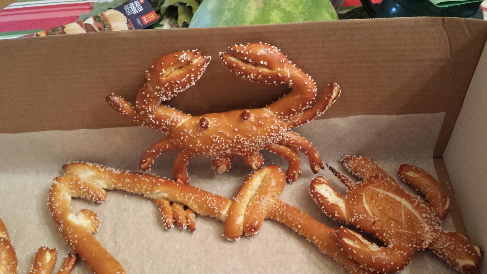 Ian and Marie's Zoo: Sea creature pretzels