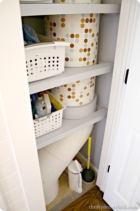Our DIY laundry chute a year later | Thrifty Decor Chick | Thrifty DIY ...