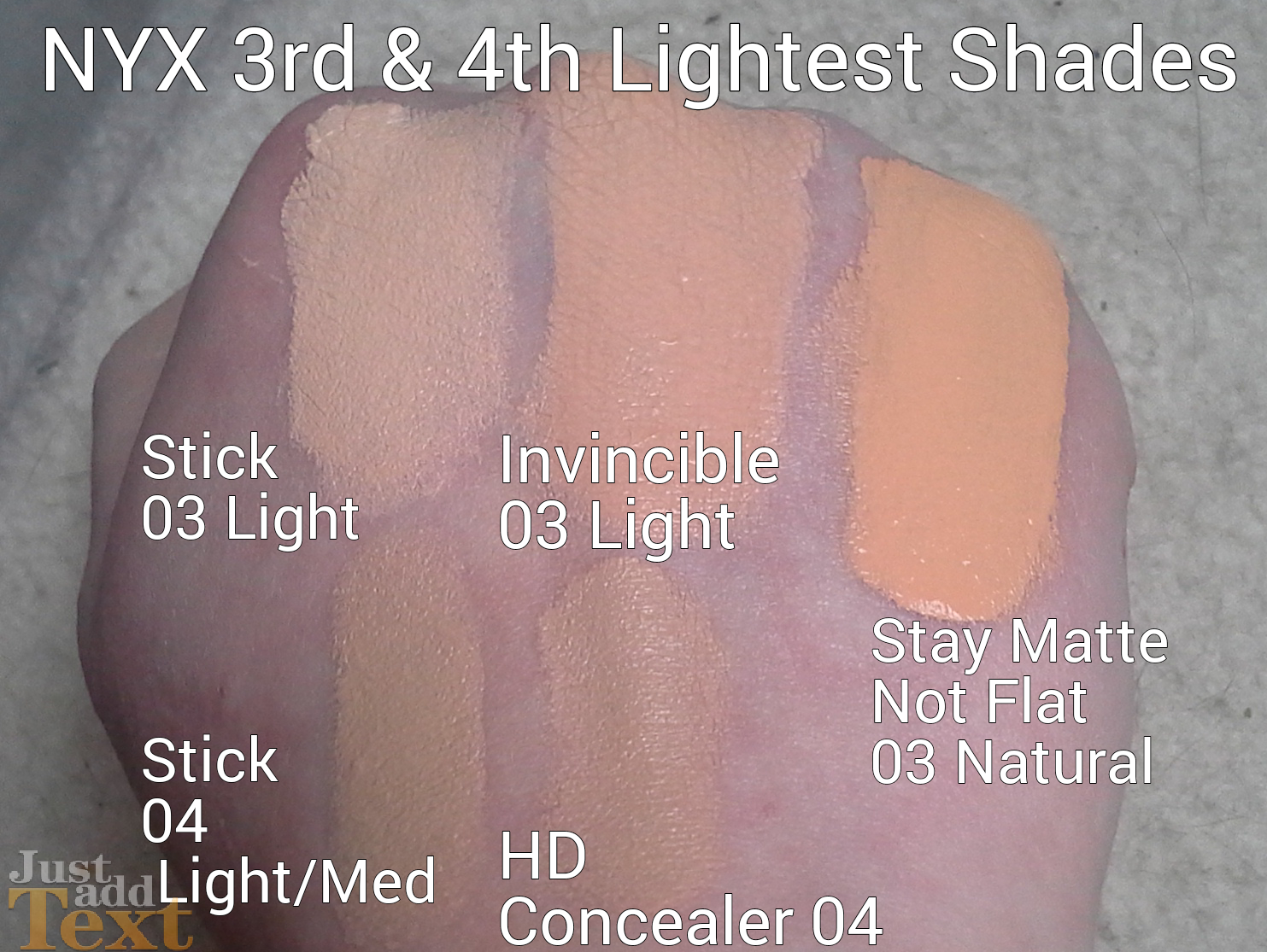 NYX Stay Matte Not Flat Foundation & Rimmel Stay Matte Liquid Mousse ...