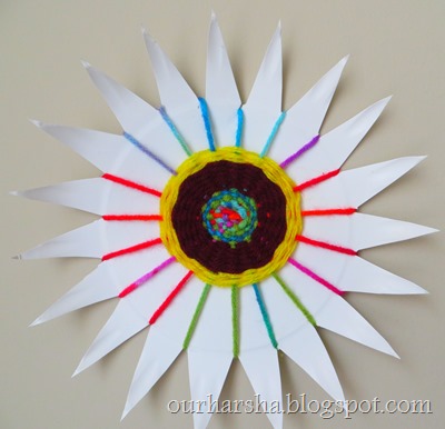 ::My Hobbies::: Paper Plate Weaving