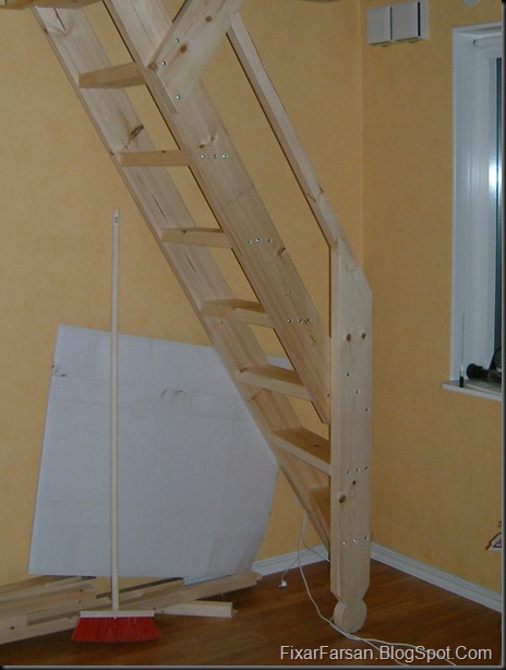 Designa & Bygga Lofttrappa/Stege till Sängloft | FixarFarsan