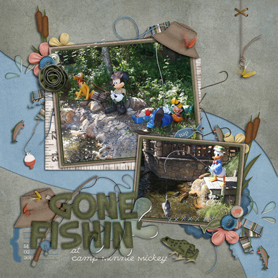 Chelle's Creations: New! Gone Fishin’, Wordart, Freebie and CU Strings