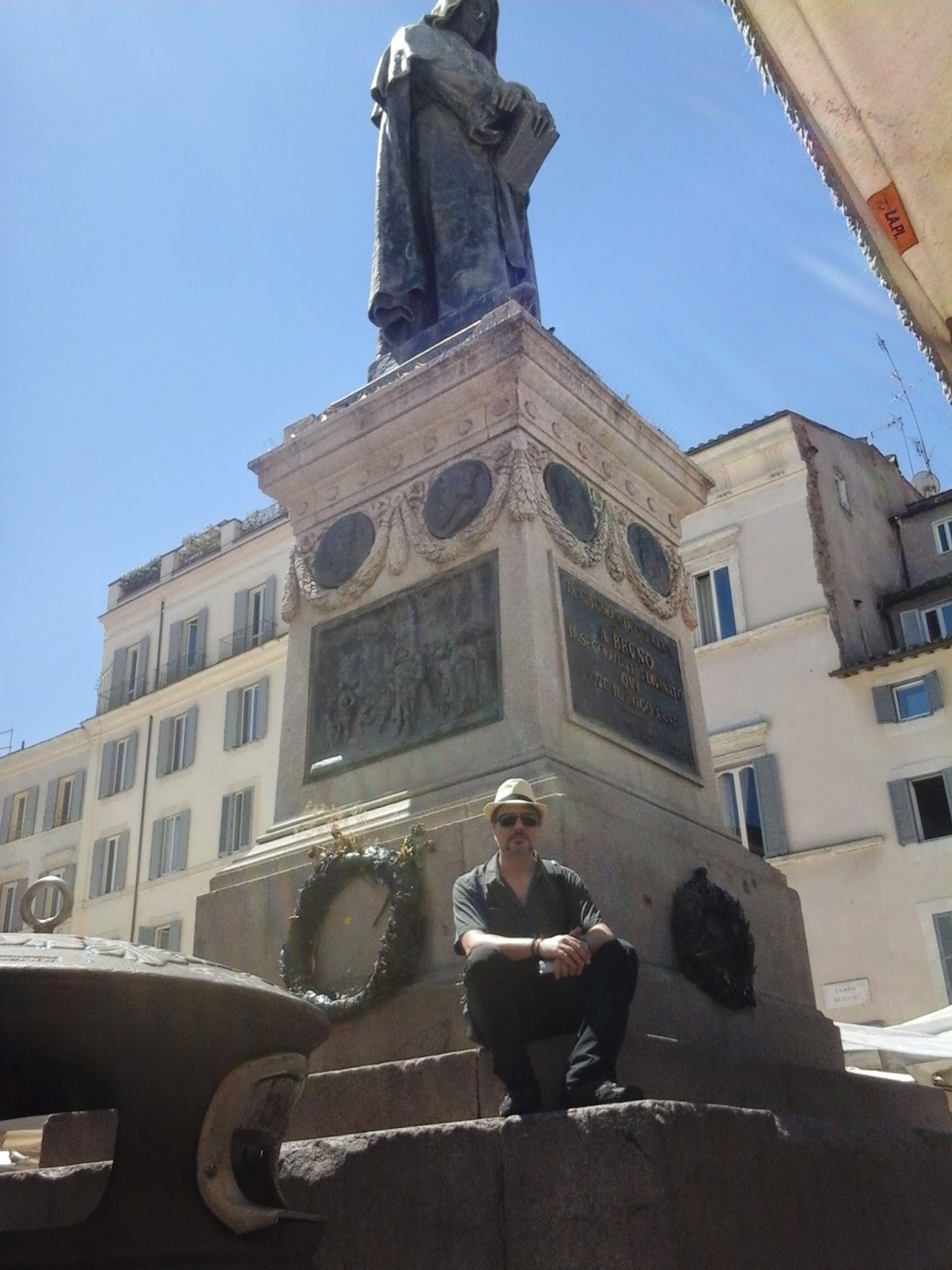 Italia 2014: Monumento a Giordano Bruno.