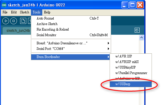 Cooper Maa 整合 Usbasp 與 Arduino Ide
