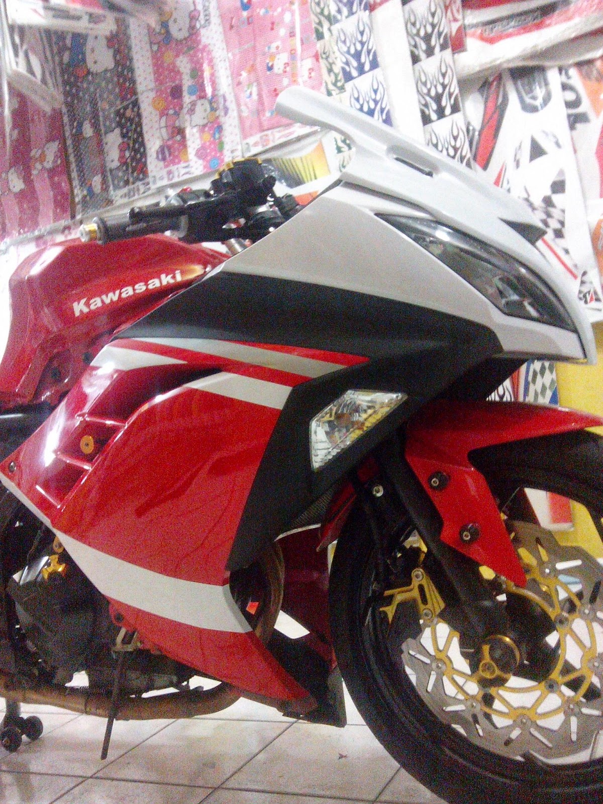 GD1 Goday Sticker - Wraps Modified: Cutting Sticker Ninja 250 Fi