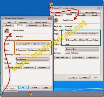 Has Google Chrome 30 install location changed
