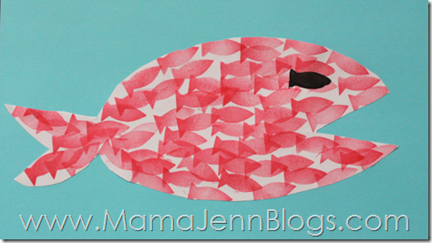 Swimmy the Fish {Stamp Craft}