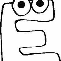 MOLDES DE LETRAS CON OJOS