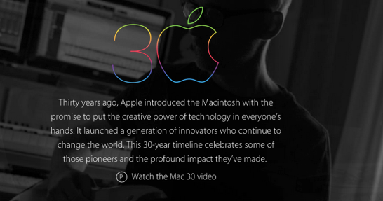 Creatividad Publicitaria: FELICES 30 APPLE