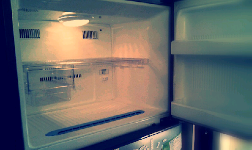 Empty freezer