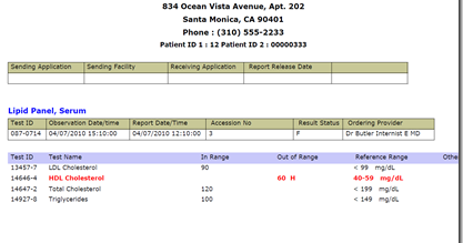 Healthcare IT EMR PMS: Sample HL7 Files