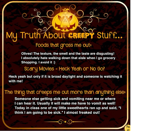 Flipping Over Third Grade: Creepy Monday