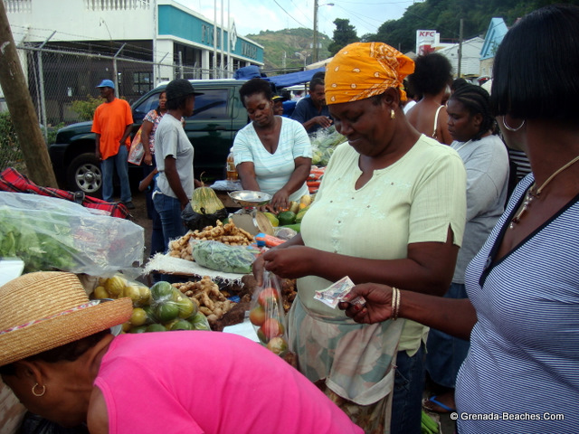 St. George’s Market Scene Pictures – Grenada Beaches