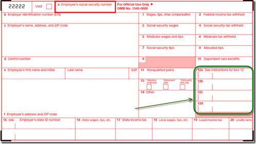 Control id box on w2 form - upnplhf