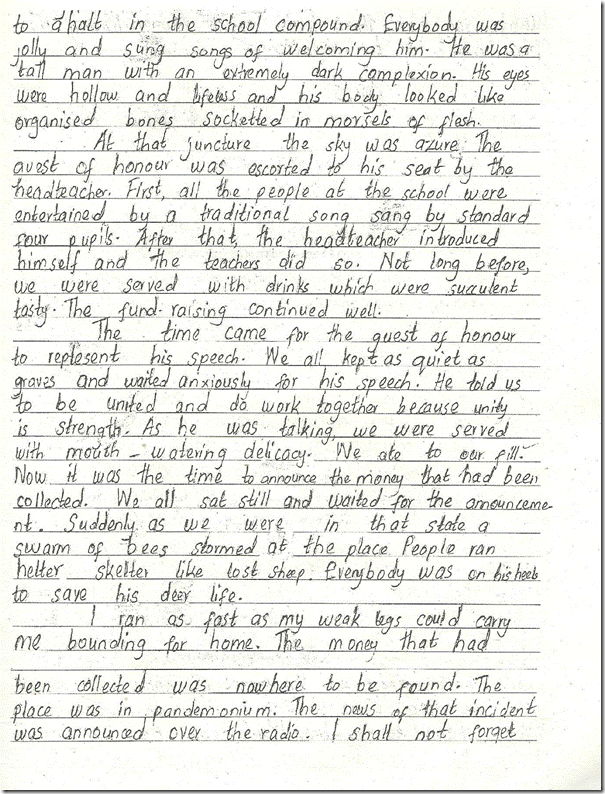 k.c.p.e revision resource: KCPE 2004 Composition analysis