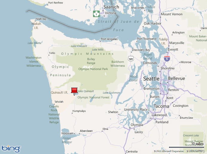 Mud-on-the-tires Full-time RV Adventure: WA -– Lake Quinault, 9–12 Aug 2011