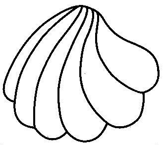 Dibujos de conchas de mar para colorear - Imagui