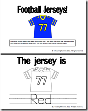 Football Colors and Counting • A Teaching Mommy
