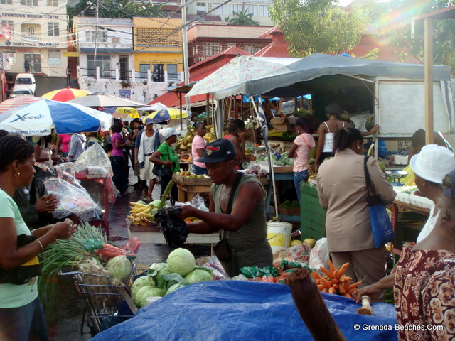 St. George’s Market Scene Pictures – Grenada Beaches