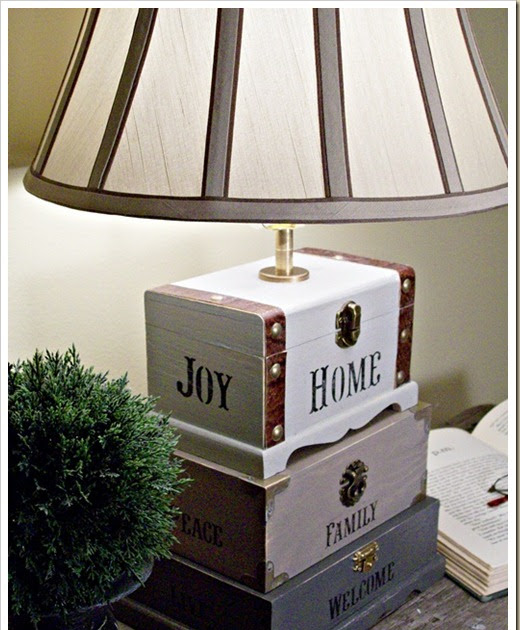 Recaptured Charm: Craft Box Lamp