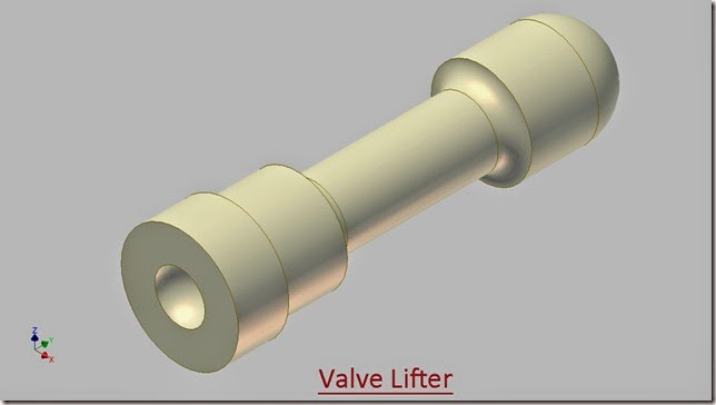 3D Solid Modelling Videos: Valve Lifter (Video Tutorial) Autodesk ...